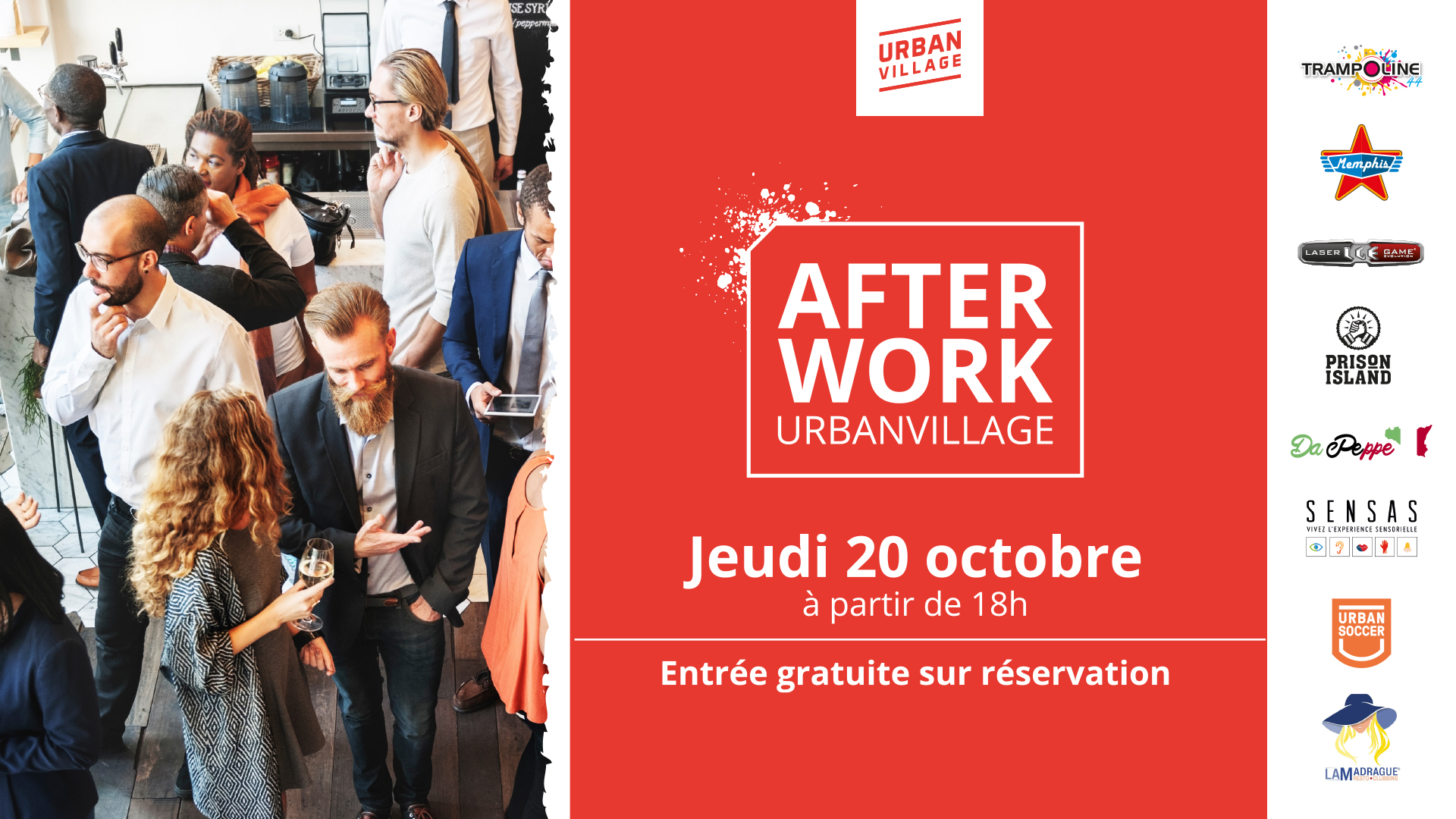 Afterwork by UrbanVillage Nantes | 20 octobre 2022